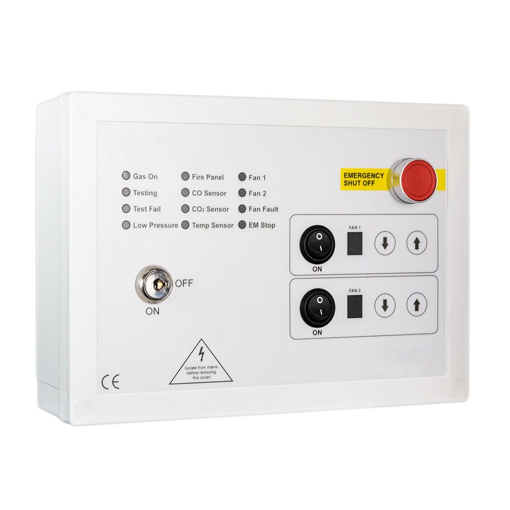 Gas Proving System for Real Flame Commercial Kitchen Ventilation