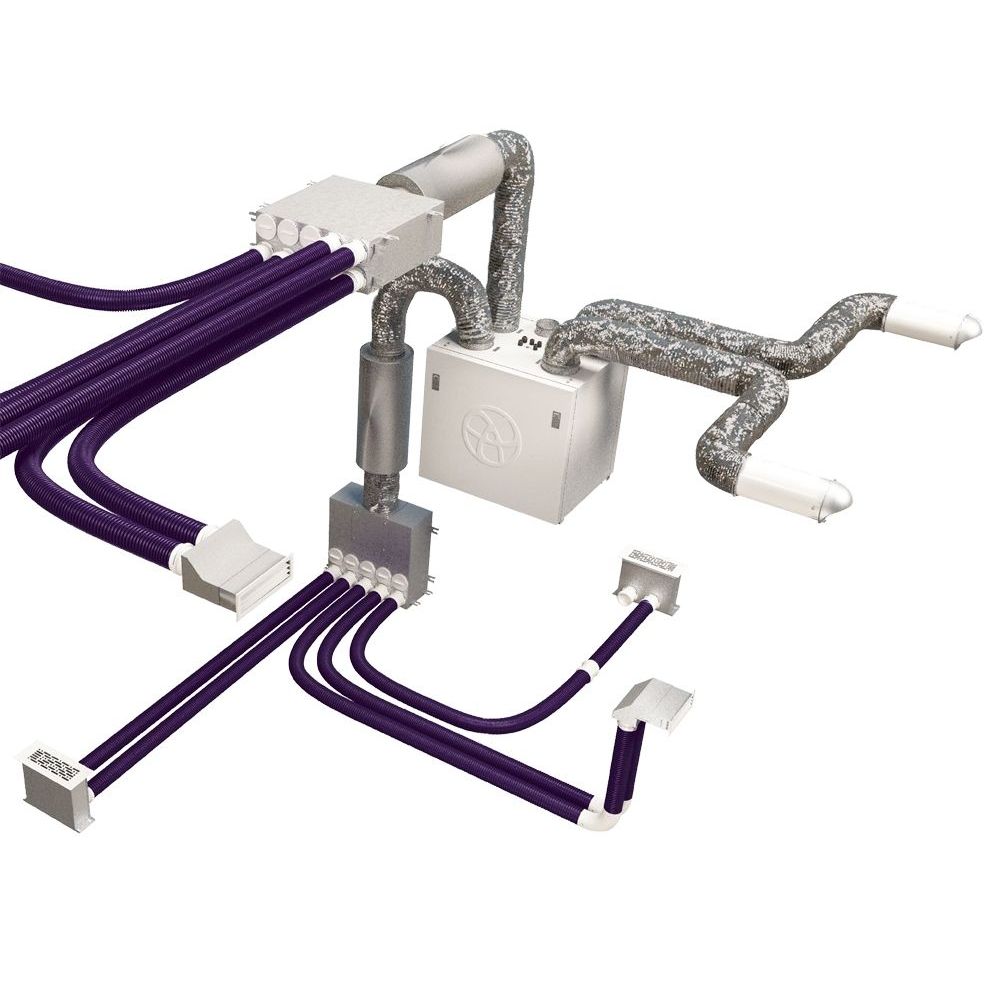 BlauFast 75mm Metal Radial Duct Manifold Box